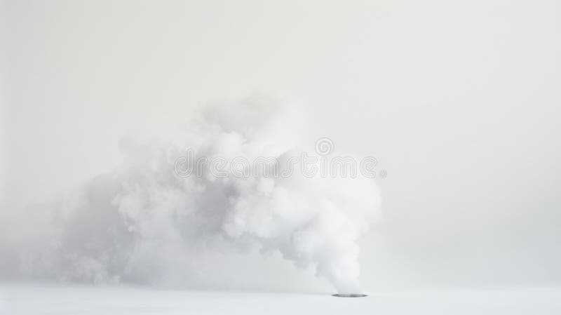 Massive Cloud of Smoke Emitting from Pipe Stock Photo - Image of ...