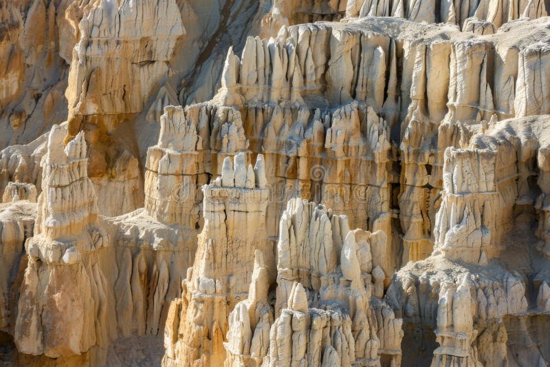 Massive Cluster of Rock Formations in the Desert Stock Photo - Image of ...