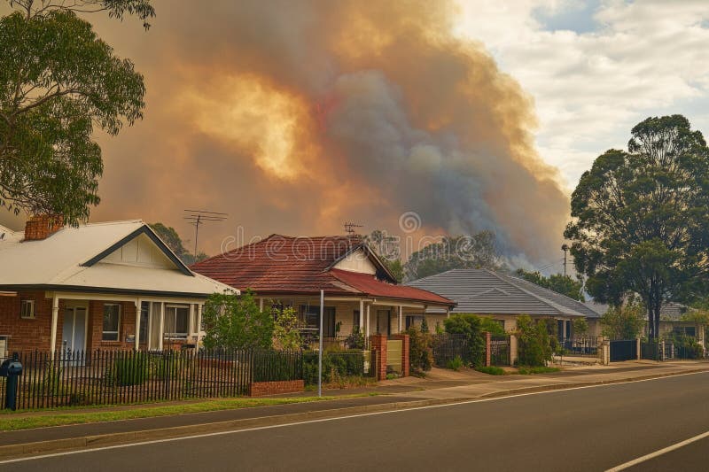 A Massive Column of Smoke Rises into the Air, Perhaps from a Wildfire ...