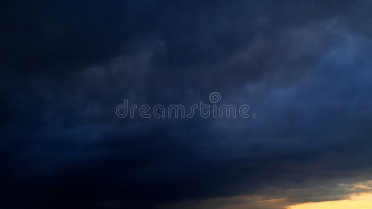 Massive Dark Rain Storm Clouds Backdrop for Weather Forecast - Abstract ...