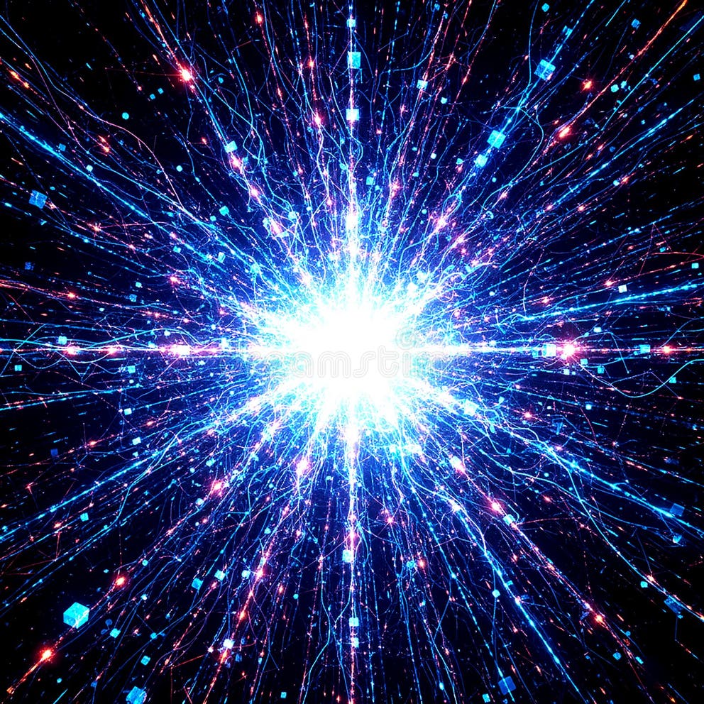 Intense Blue Neon Energy Stock Illustrations – 214 Intense Blue Neon ...