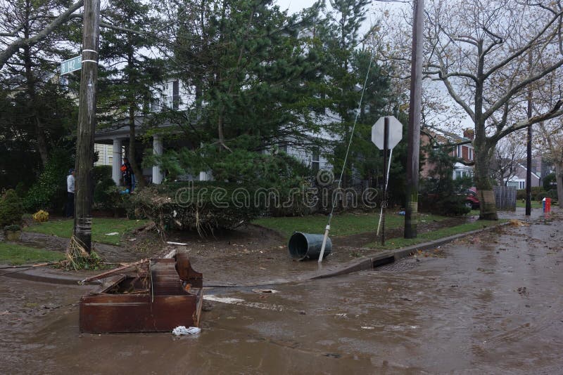 Massive Devastation in the Aftermath of Hurricane Sandy in Far Rockaway ...