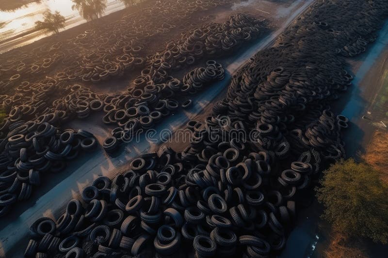 Massive Dump of Car Tires, Creating an Unsightly and Potentially ...
