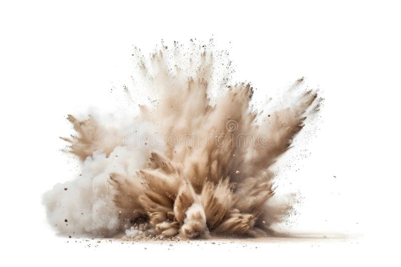 A Massive Dust Cloud Emerges from the Earth S Surface, with Particles ...