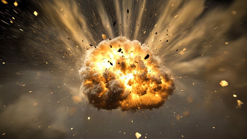 Massive Explosion Erupts with Fire and Debris in a Dramatic Display of ...