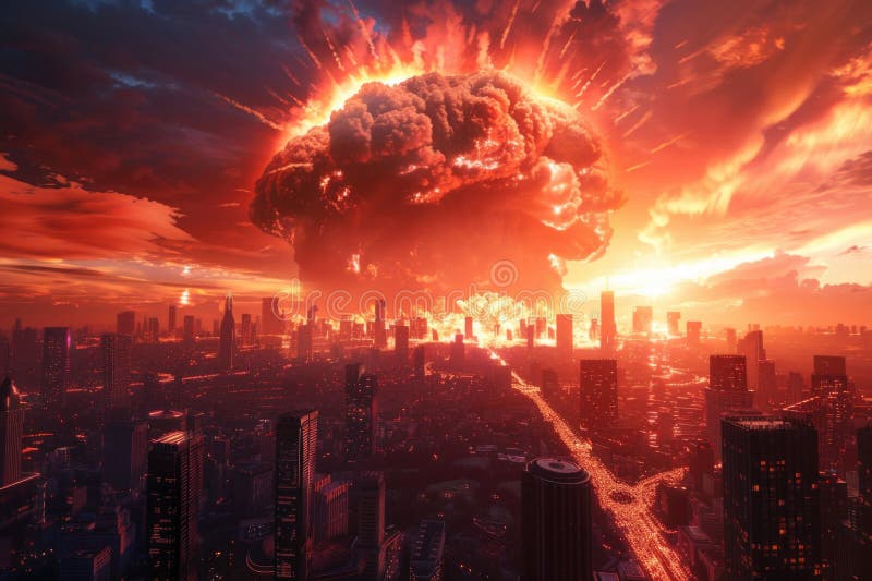 A Massive Explosion Occurs Above a Urban Area, Causing Destruction and ...