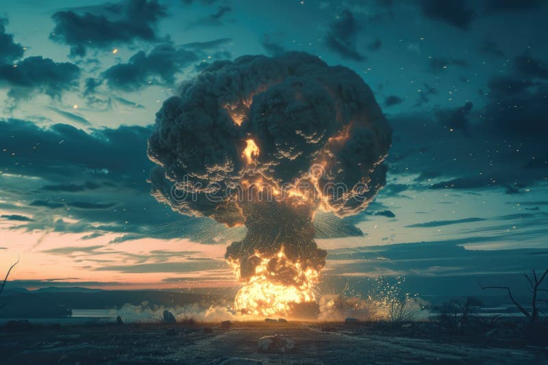 Massive Explosion Engulfs Oil Refinery in Flames at Dusk, Causing ...