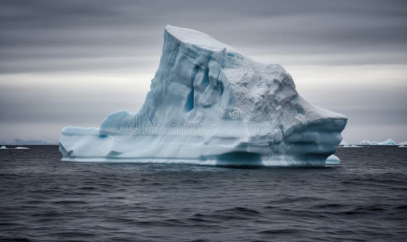 Massive Floating Iceberg Spotted in Polar Sea Creating Using Generative ...
