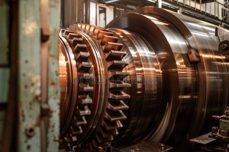 Massive Gear Structure in Industrial Setting. Neural Network AI ...