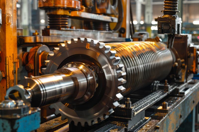 Massive Gear Structure in Industrial Setting. Neural Network AI ...