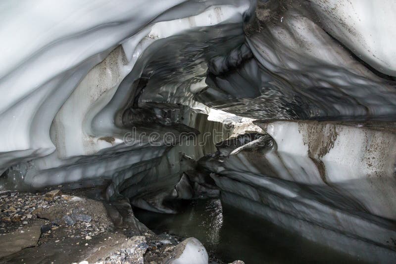 Inside a crevasse stock image. Image of storm, gasses - 9016447