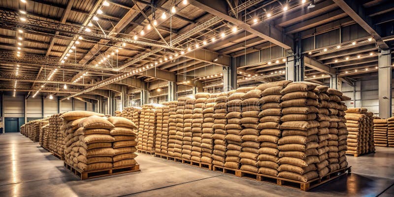 Massive Grain and Coffee Bean Storage Facility Highlights Efficient ...
