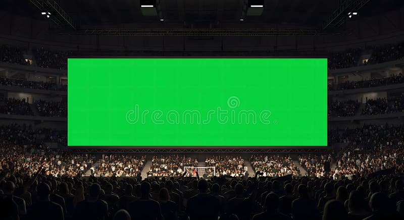 Giant Green Screen Arena Stock Illustrations – 17 Giant Green Screen ...