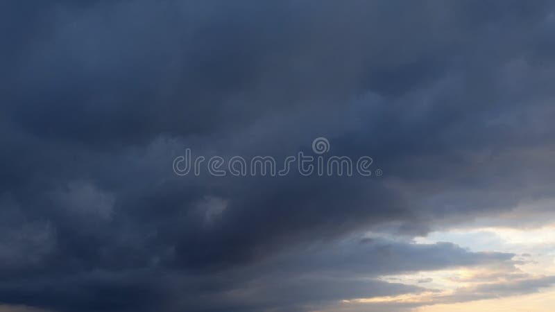 Massive Grey and Blue Overcast Clouds Backdrop for Weather Forecast ...