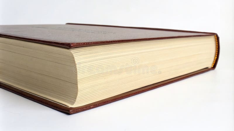 Massive Hardback Book on White Background Ideal Visual Aid for ...