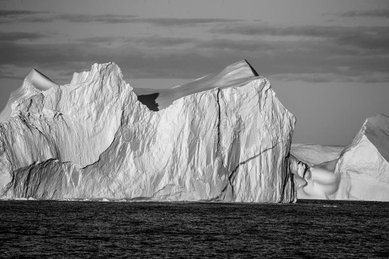 Iceberg Moutain in the Artic Sea: Direction North Pole Stock Photo ...