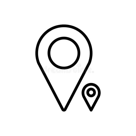 Black Line Icon for Massive, Extensive and Enormous Stock Vector ...