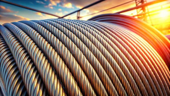 Massive Industrial Cable Reel Outdoors a Robust Storage Solution for Construction Manufacturing ...