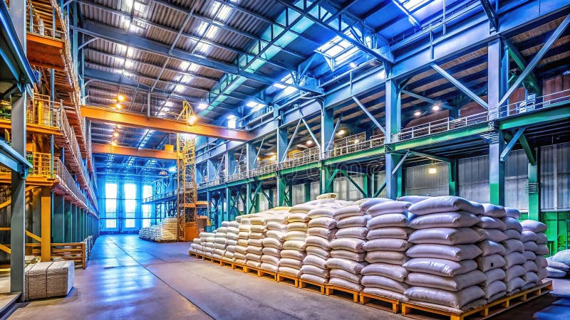 Fertilizer Warehouse Efficient Storage Stock Illustrations – 5 ...