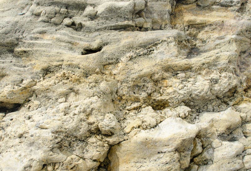 Layered Texture of Ferruginous Sandstone Close-up. Stock Photo - Image ...