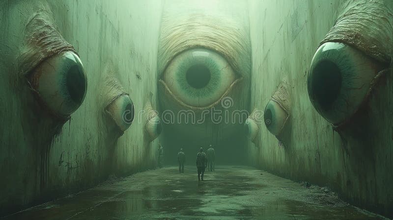 Massive Luminous Eye Dominates Darkness Surrounded Countless Smaller ...