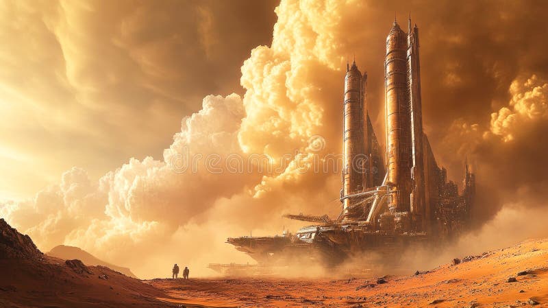 Massive Machines Release Clouds into Mars Thin Atmosphere during ...