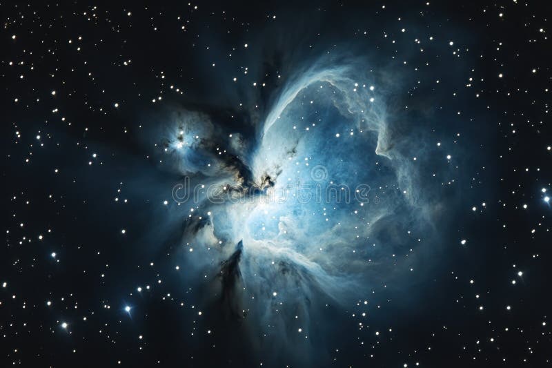 Massive Nebula Reveals Stunning Colors in Deep Space Exploration Stock ...