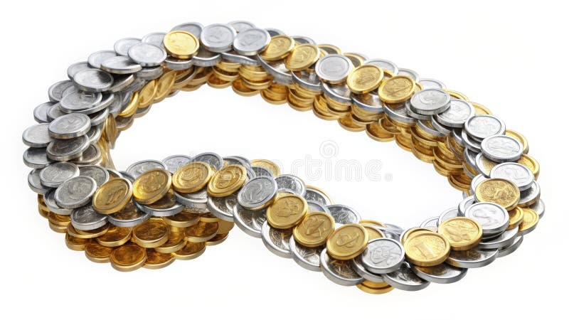 Massive Pile of Coins Representing Abundance and Financial Success in a ...