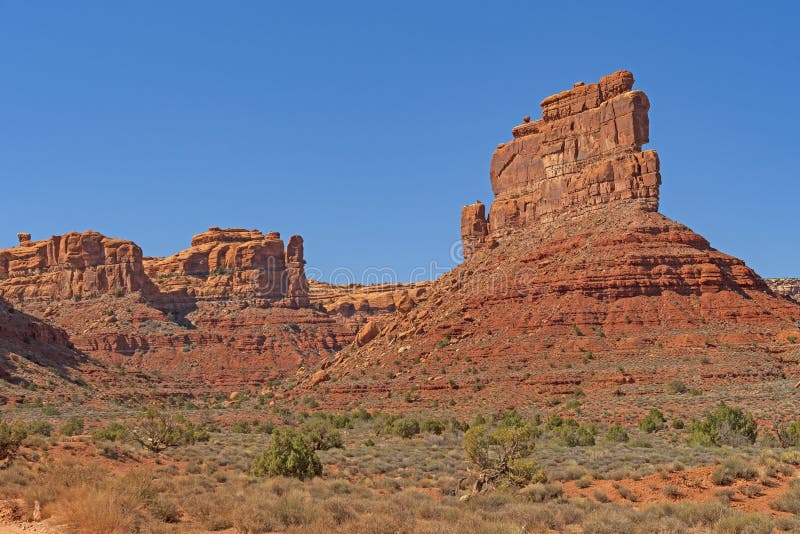 Massive Pillars in the American West Stock Image - Image of remote ...