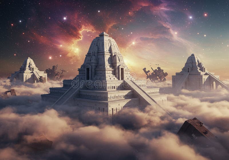 Massive Pyramidal Structures with Intricate Architectural Designs Rise ...