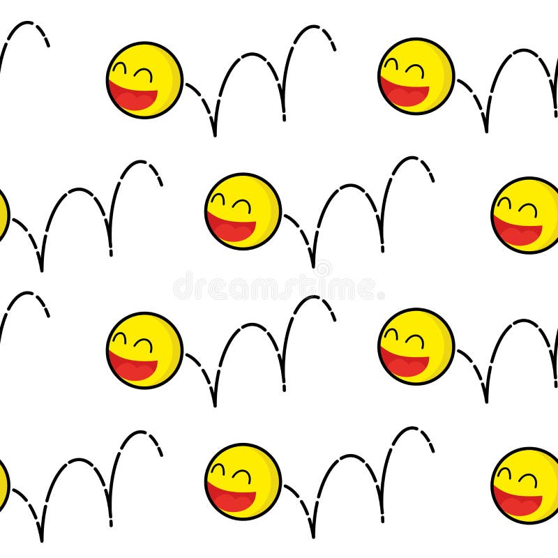 Massive Reaction of Fun Icon Texture Stock Vector - Illustration of ...