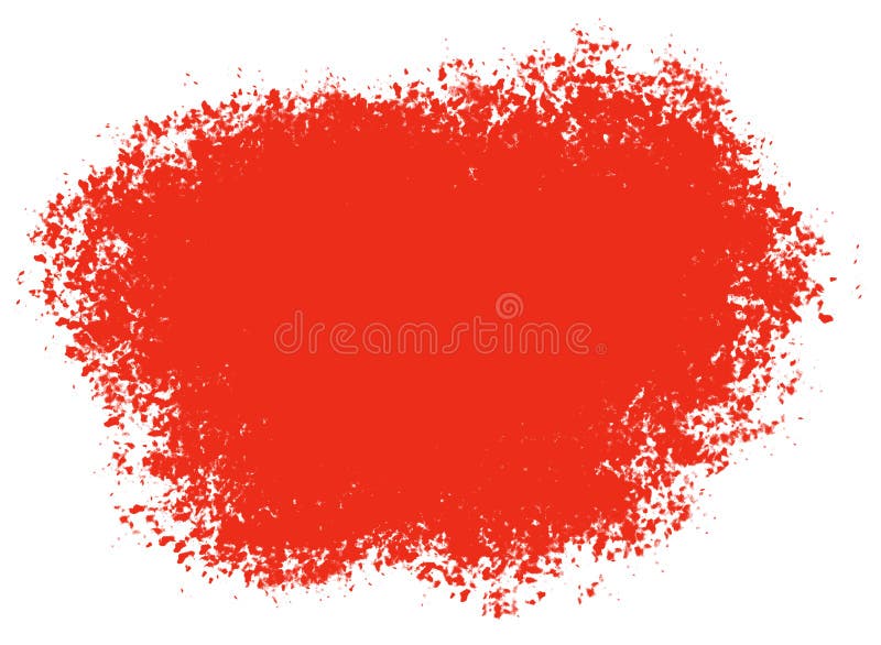 Massive Red Spot with Stains Isolated on White Background.. Backdrop ...