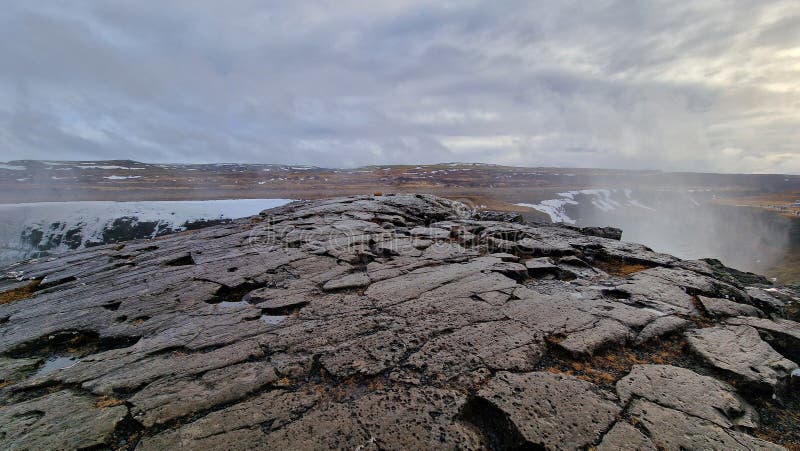 Massive River Falling Down Hillside Stock Photo - Image of scenery ...