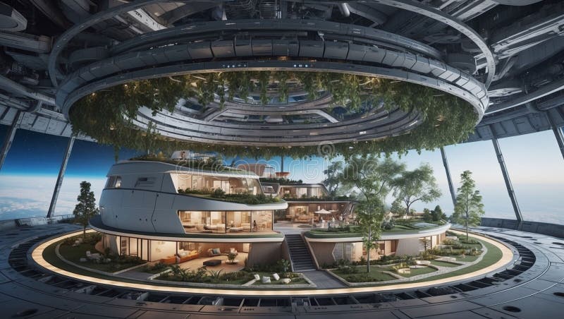 A Massive Rotating Habitat Ring with Artificial Gravity Featuring High ...