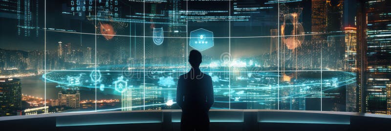 Massive Screen Illuminates Analyst, AI S Data Prowess Visualized in ...