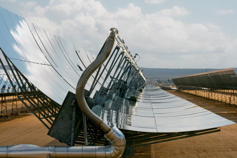 Massive Solar Panel Arrays stock image. Image of junction - 14472847