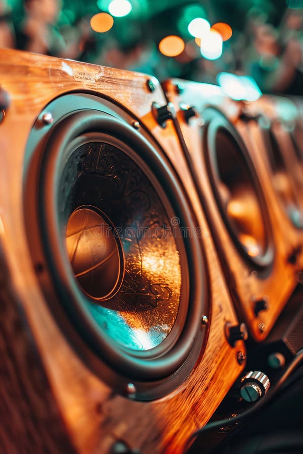 Massive Speakers Emphasizing Powerful Audio Dynamics, Perfect for the ...