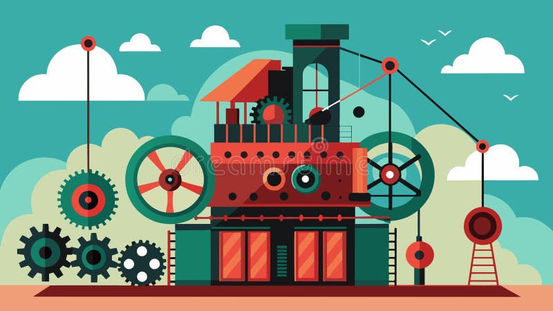 Massive Steampowered Machine Stock Illustrations – 6 Massive ...