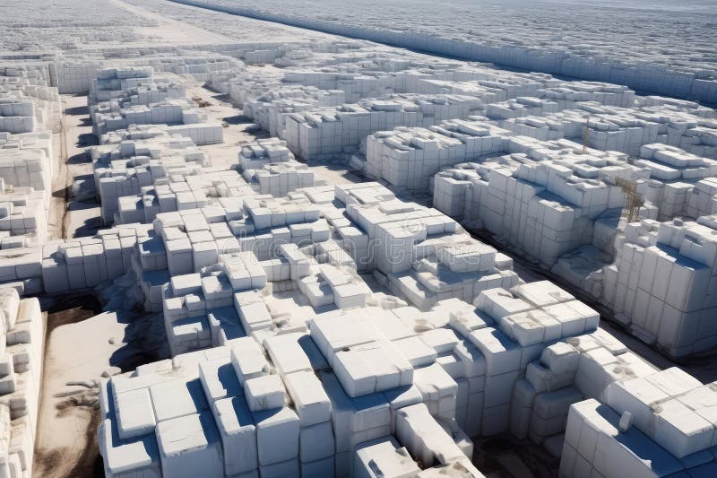 Massive Storage Facilities Holding Lithium Concentrate Ready for ...