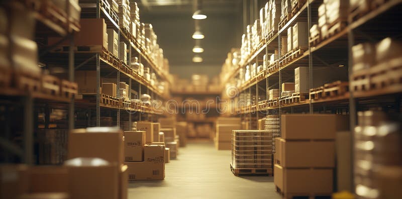 A Massive Storage Facility Packed with a Multitude of Boxes, Ideal for ...