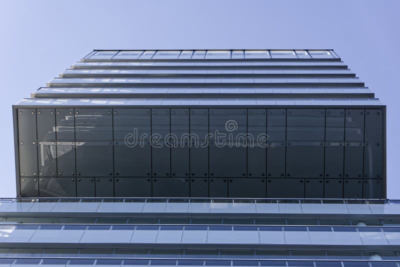 A Massive Tall Building from Below Stock Image - Image of balconys ...
