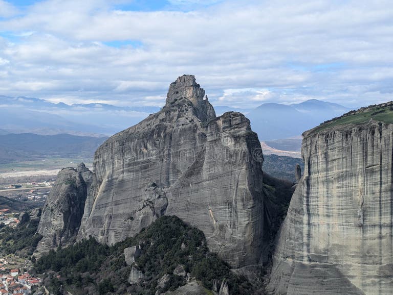 Rock Formation in the Meteora Stock Photo - Image of rock, monastery ...
