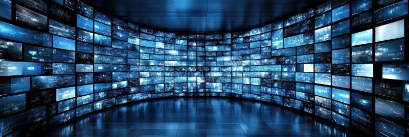 Massive Wall Mounted Screens Stock Illustrations – 4 Massive Wall ...