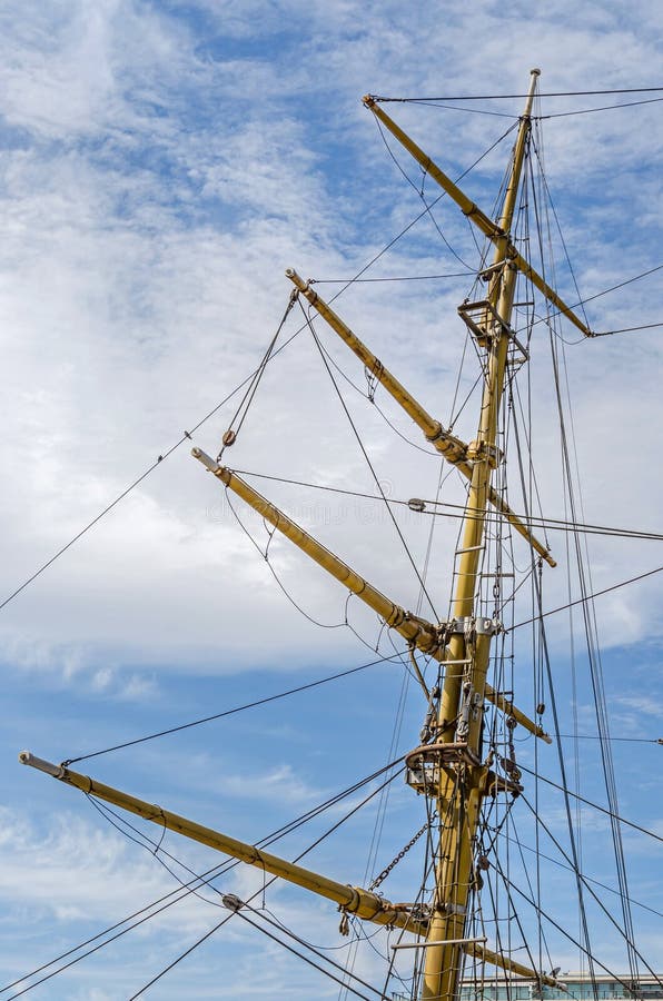 Mast stock image. Image of chain, equipage, mast, rigging - 46440831
