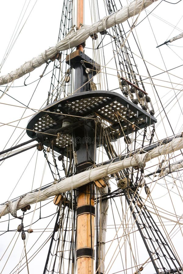 Mast And Crows Nest Picture. Image: 5280995