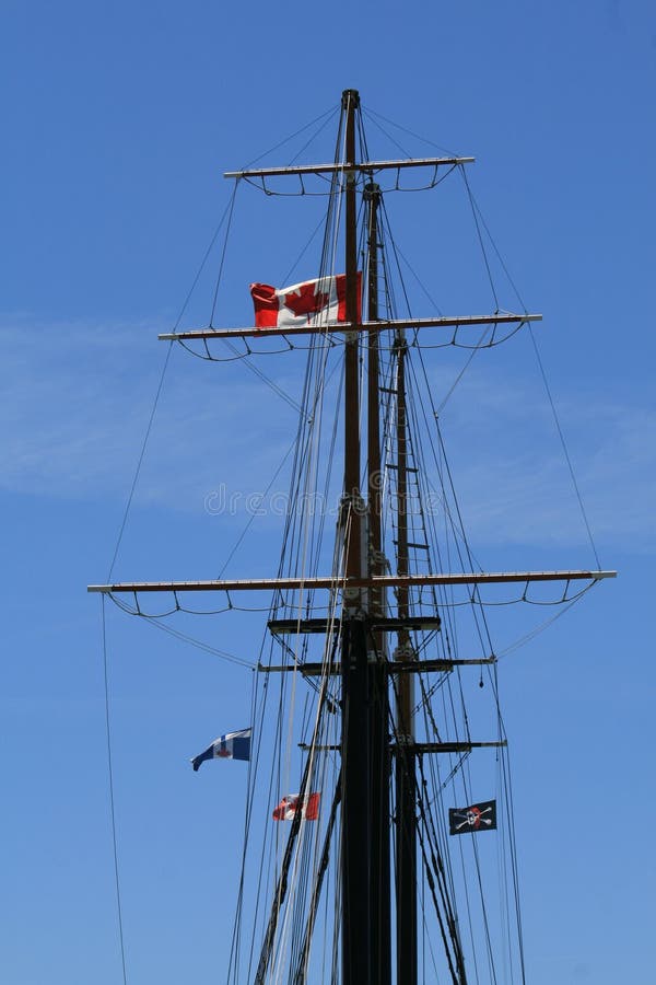 Ship mast stock image. Image of pirate, ocean, sailboat - 15195651