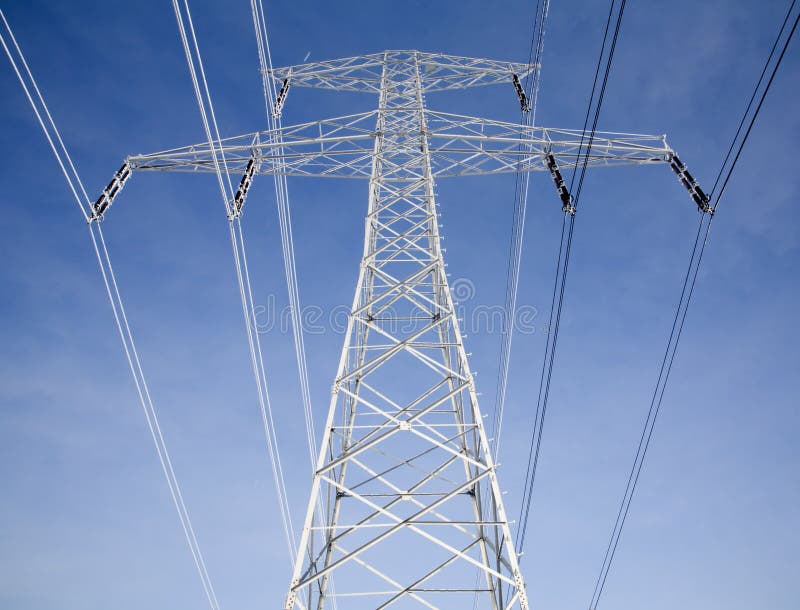 Mast in the icing stock photo. Image of winter, pole - 18267358