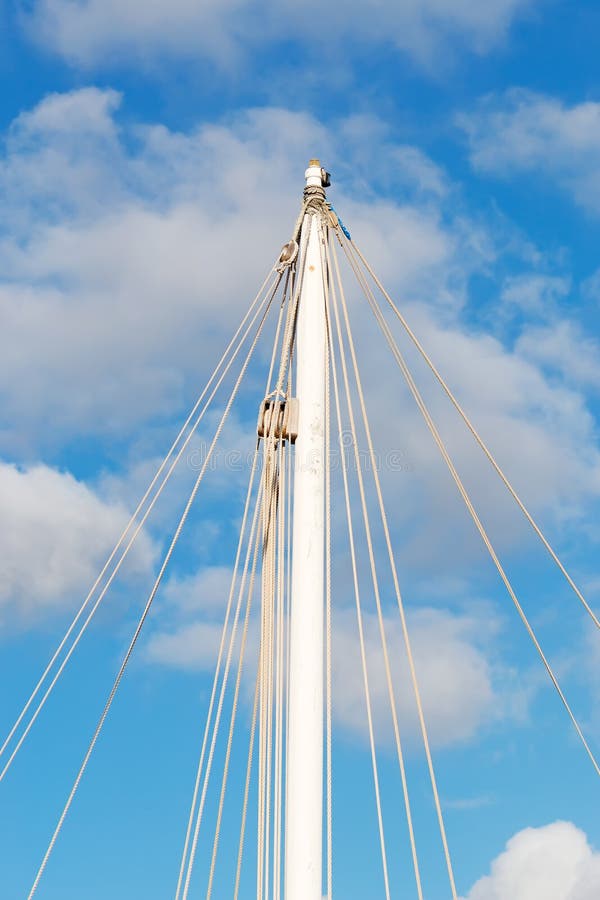 Mast and ropes stock photo. Image of tall, mast, ship - 34511178