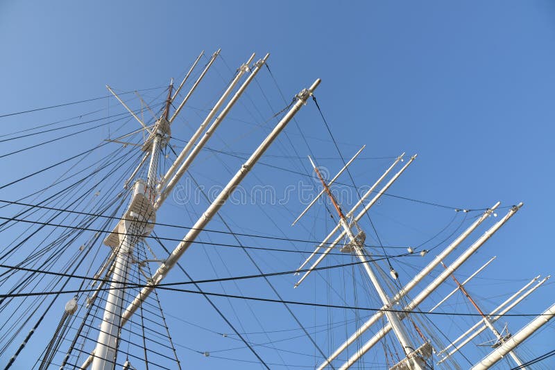 Mast and ropes stock photo. Image of masts, background - 205759530