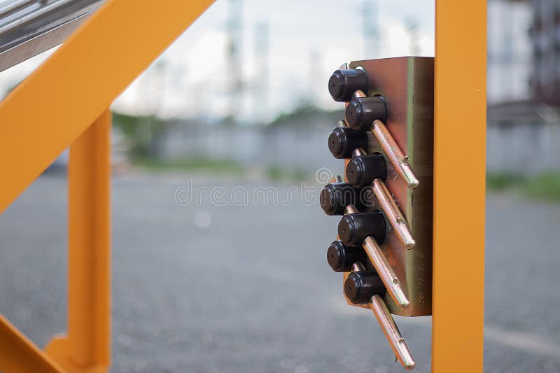 Mast Section of Tower Crane There are Safety Pins for Lock. this is ...